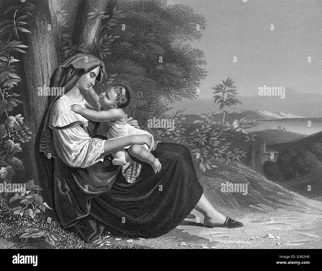 A tree under Black and White Stock Photos & Images - Alamy