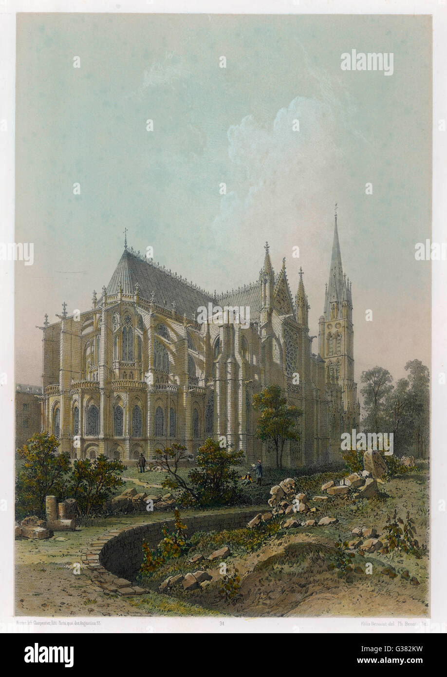 Abbey of st denis france hi-res stock photography and images - Alamy