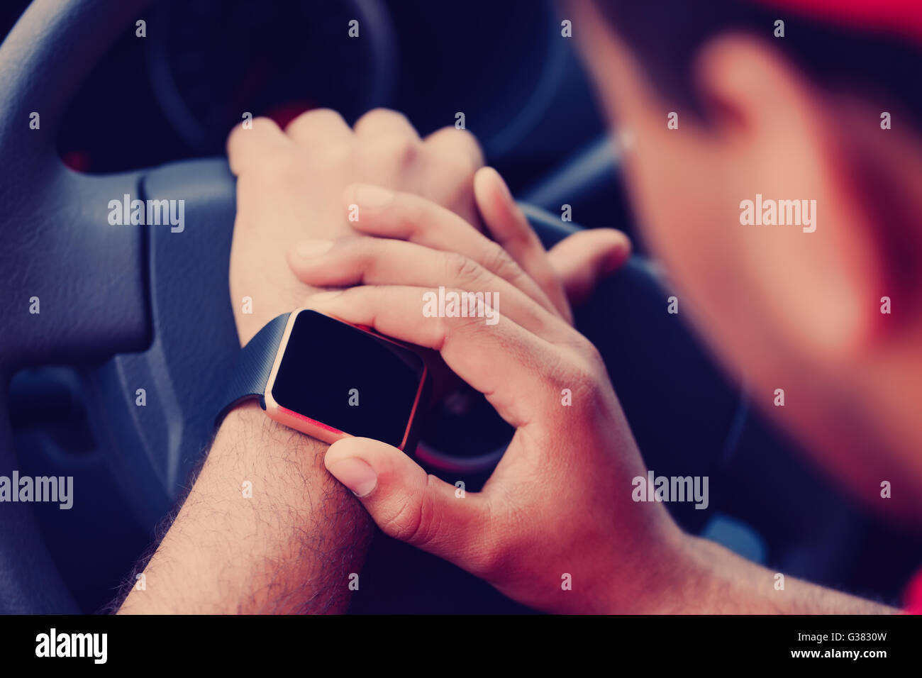 Using smart watch device popular hi-res stock photography and images ...