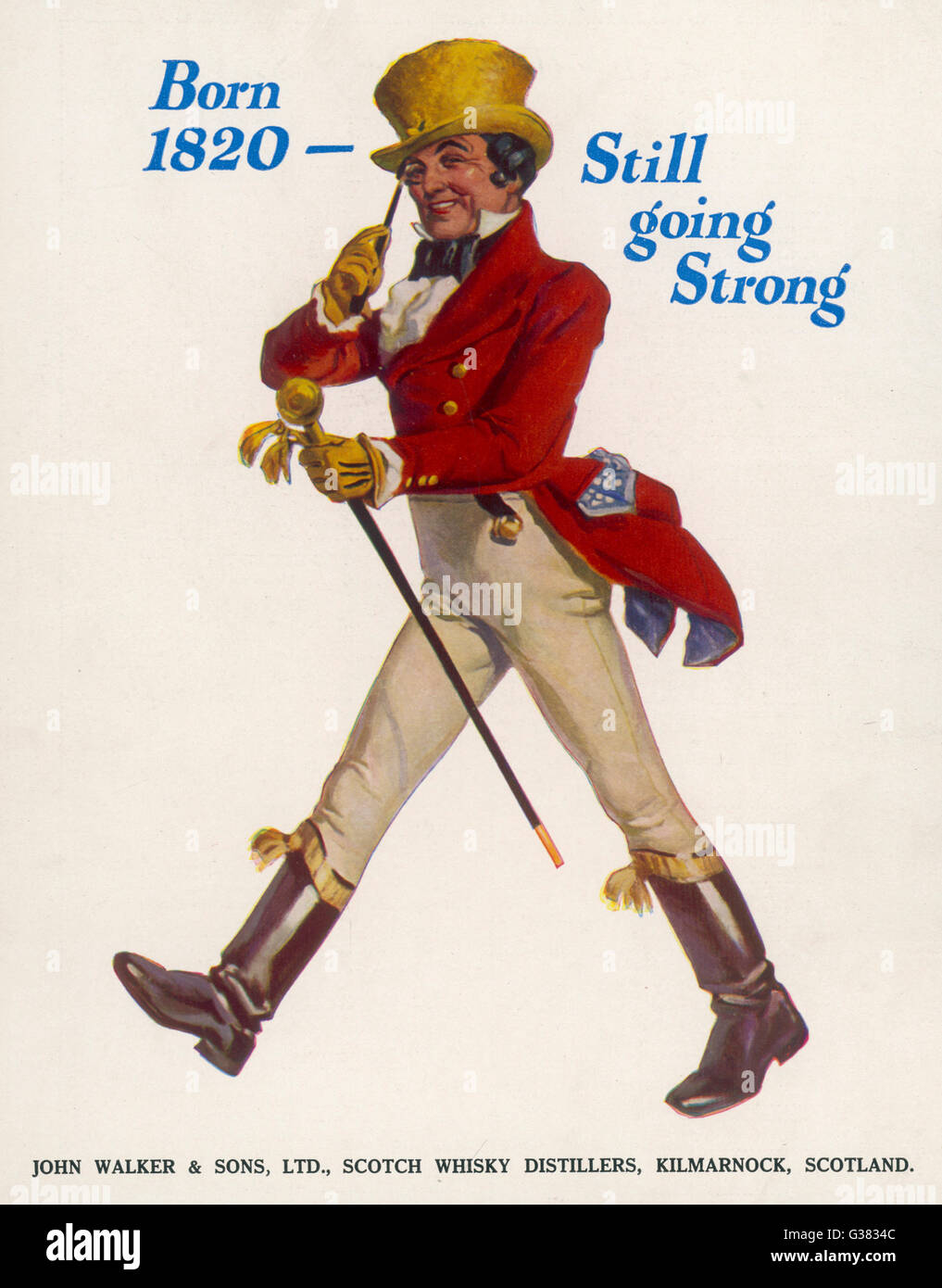 Walker's Whisky Advert Stock Photo - Alamy