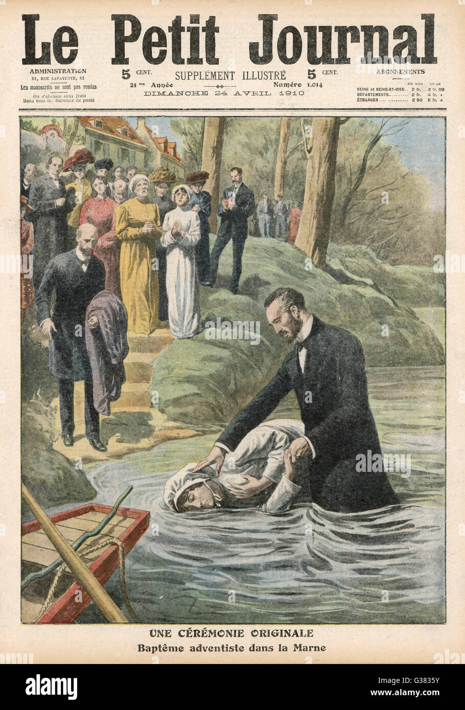 Missionaries seventh day adventists baptise hi-res stock photography ...