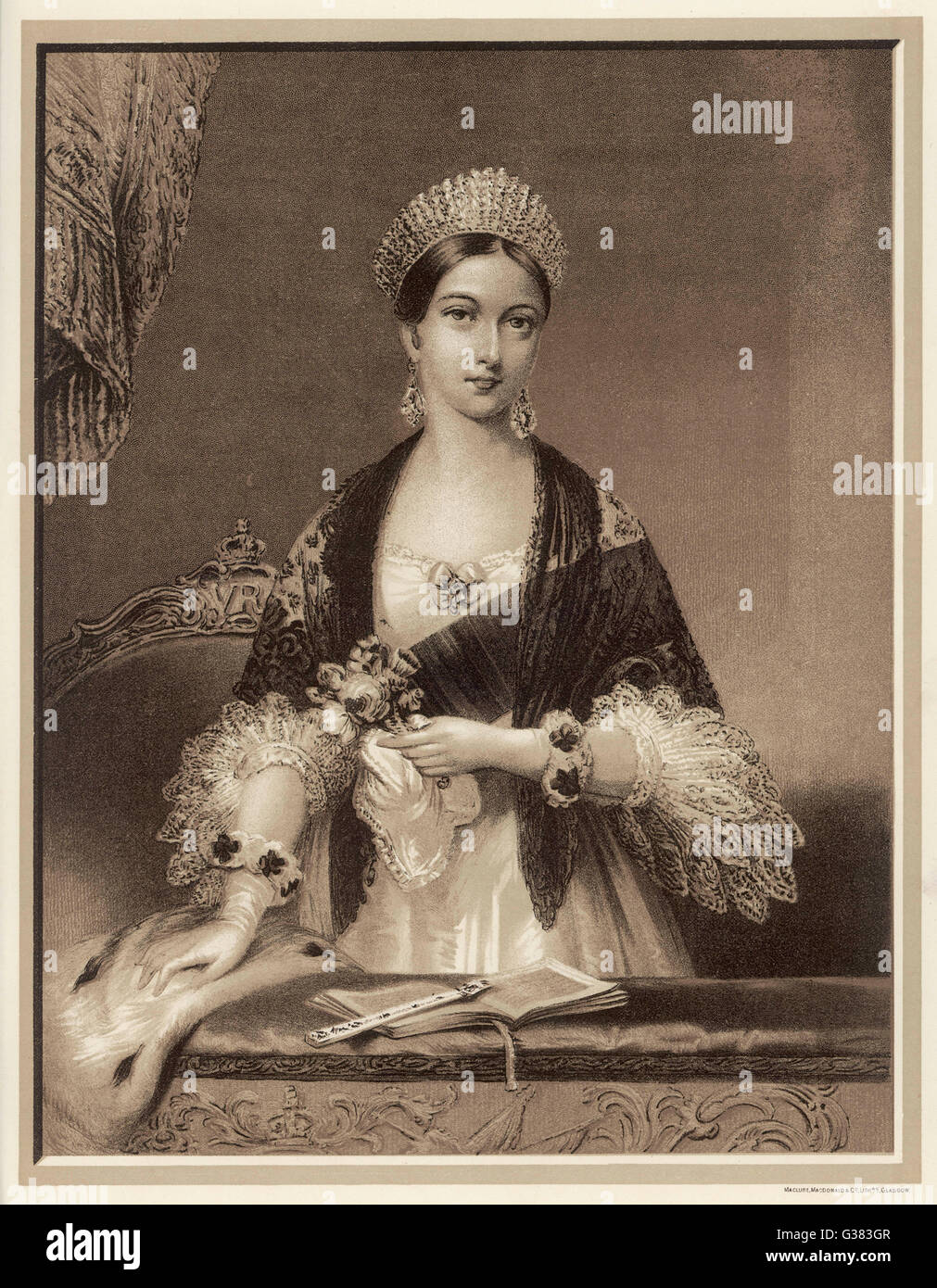 VICTORIA IN 1837 Stock Photo - Alamy