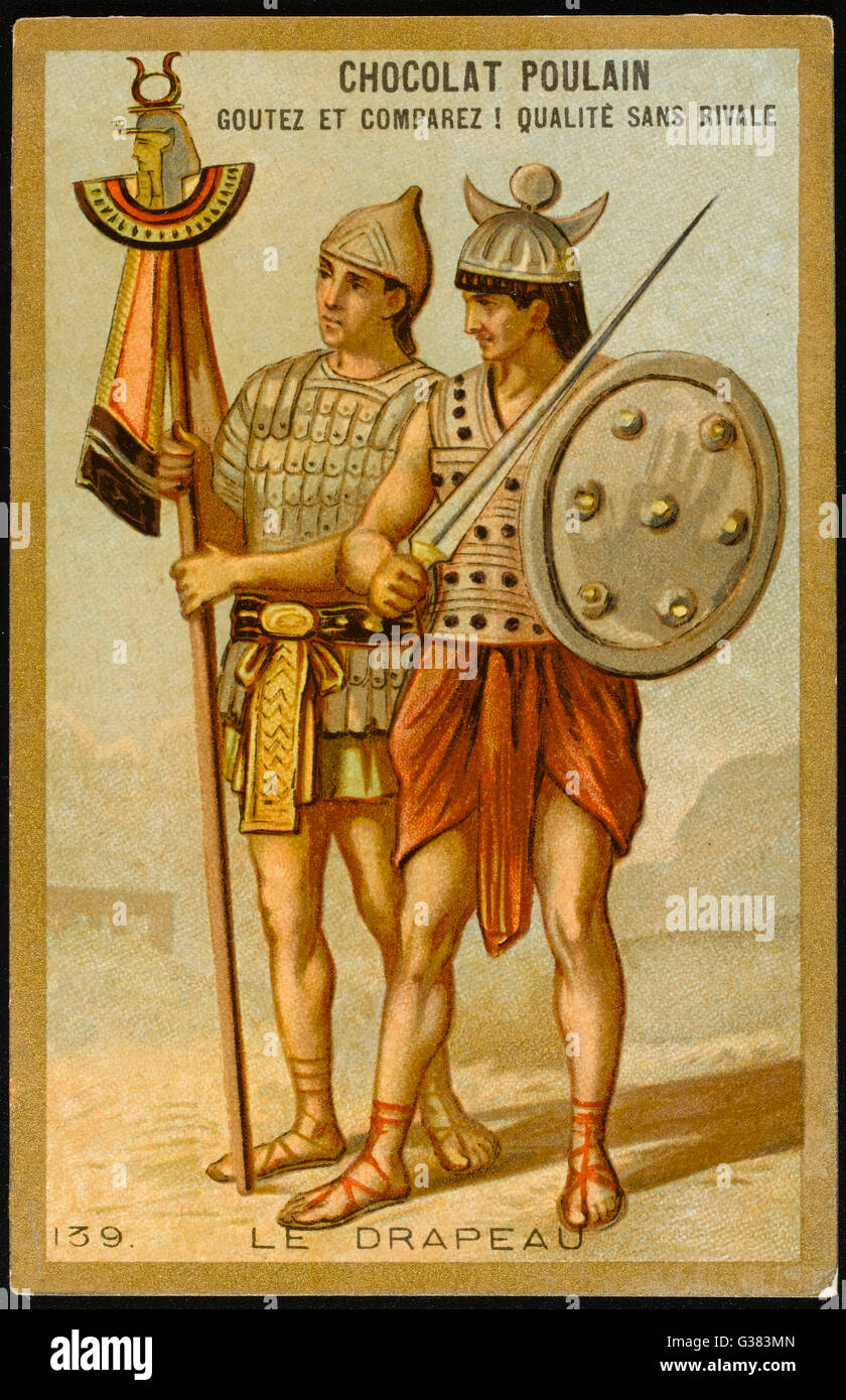 Roman flags hi-res stock photography and images - Alamy