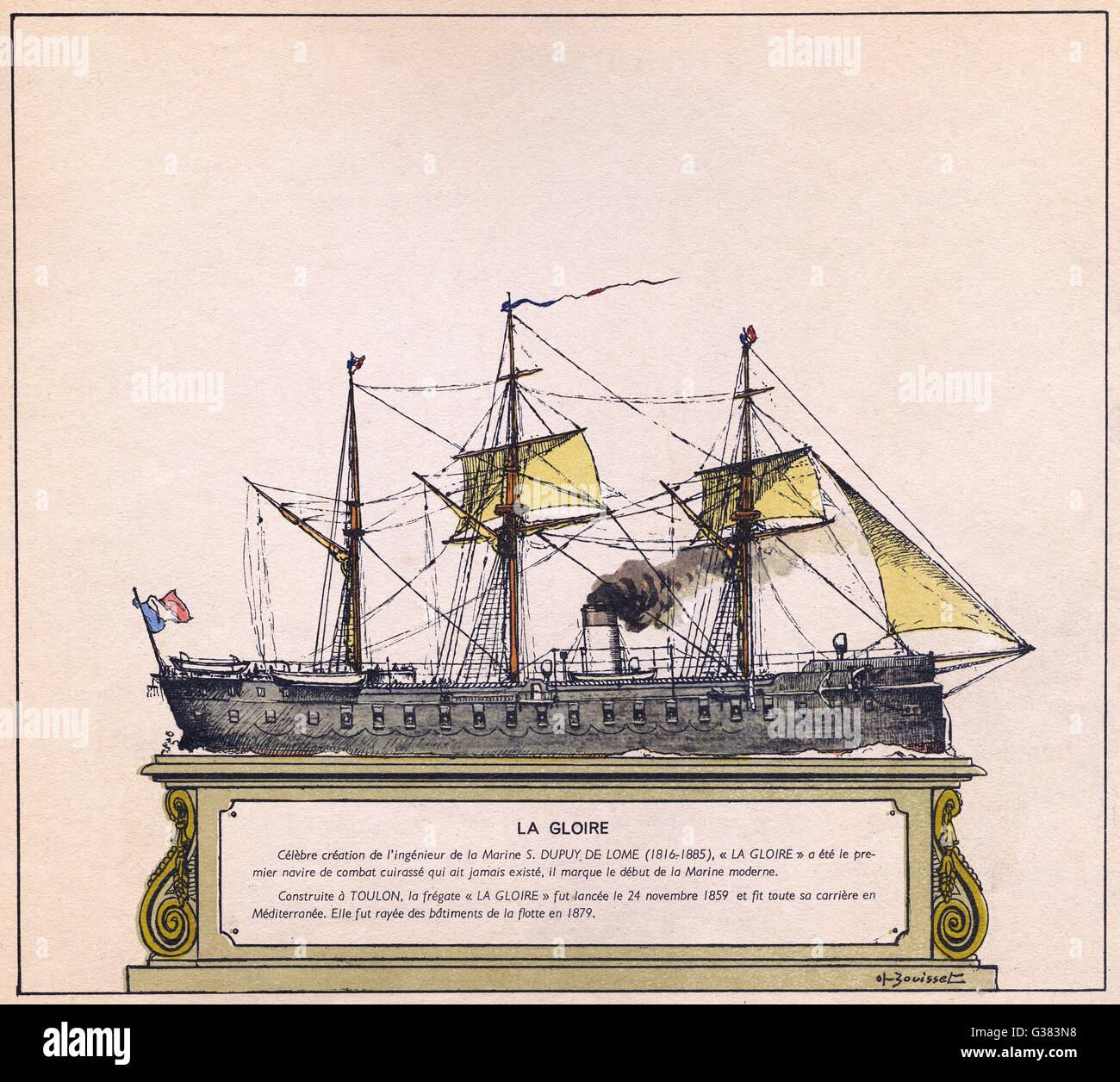 Gloire ironclad hi-res stock photography and images - Alamy