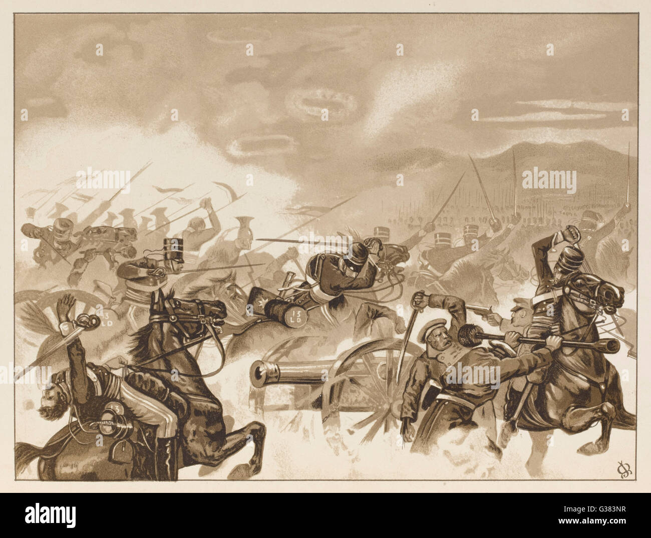 The Charge Of The Light Brigade 1854 High Resolution Stock Photography ...