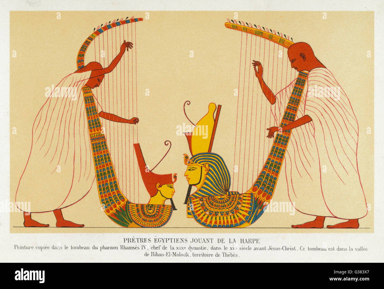 Ancient Egypt Priests Stock Photo - Alamy