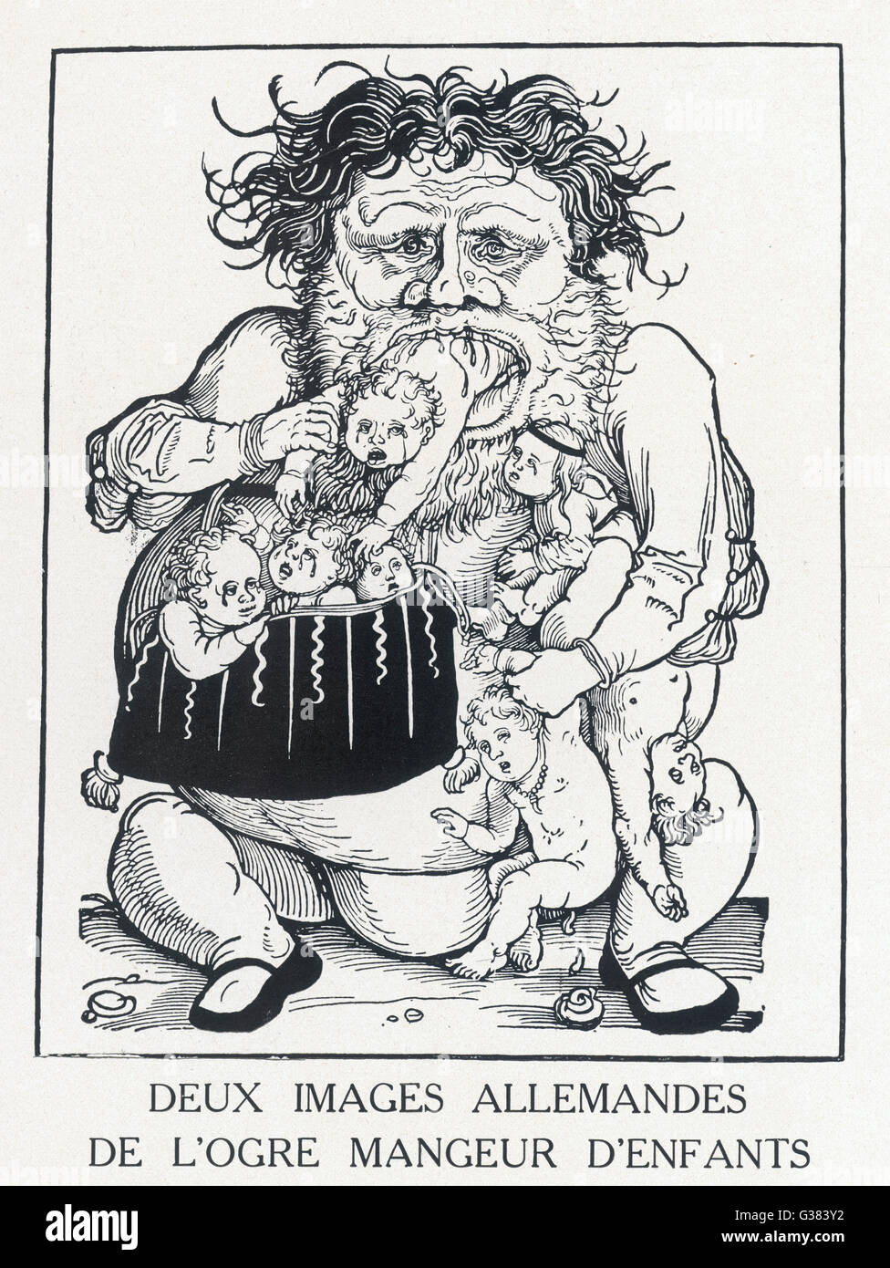 An ogre who eats children who misbehave Date: 1520 Stock Photo - Alamy