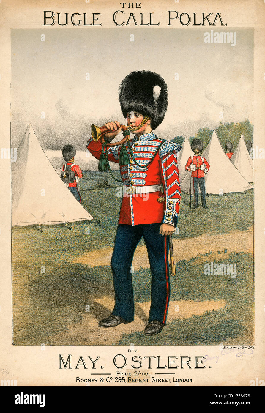 MILITARY BUGLER C1860 Stock Photo - Alamy
