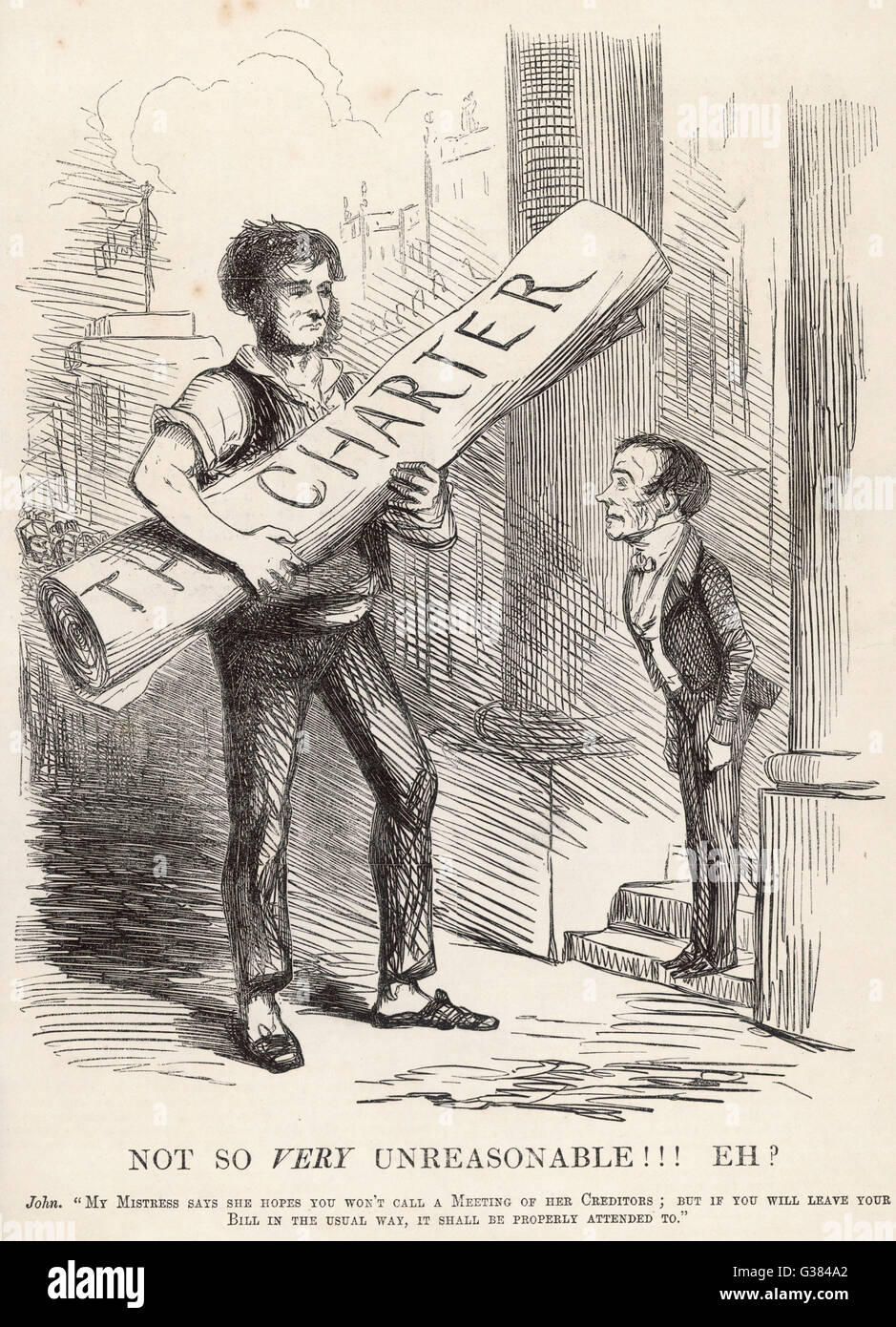 Chartism cartoon hi-res stock photography and images - Alamy