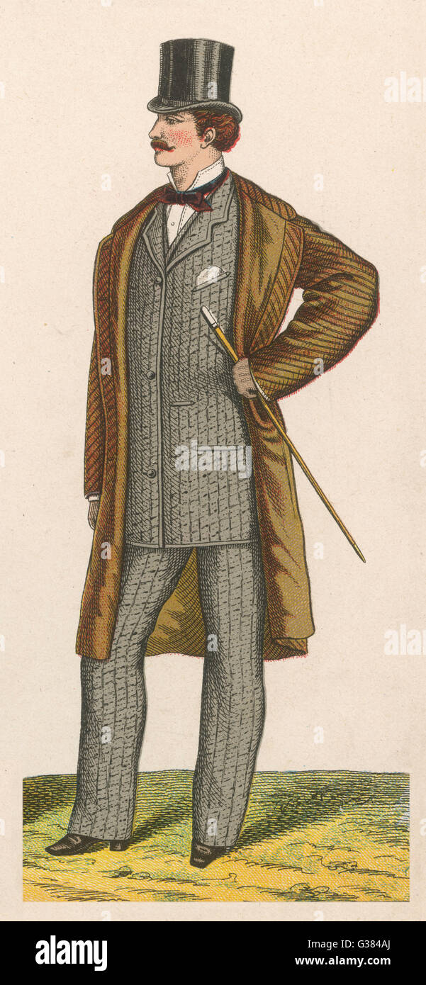 A German gentleman in outdoor dress Date: circa 1870 Stock Photo - Alamy