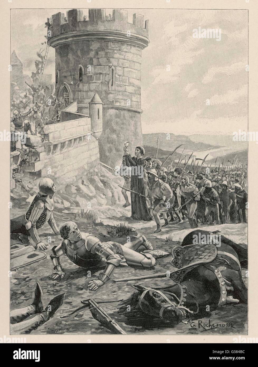 The Hussites under Jan Ziska defeat the Catholic army of Sigismund, on ...