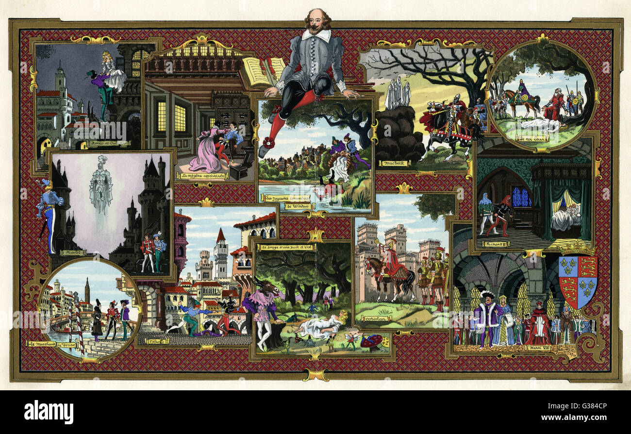 SHAKESPEARE & SCENES Stock Photo - Alamy