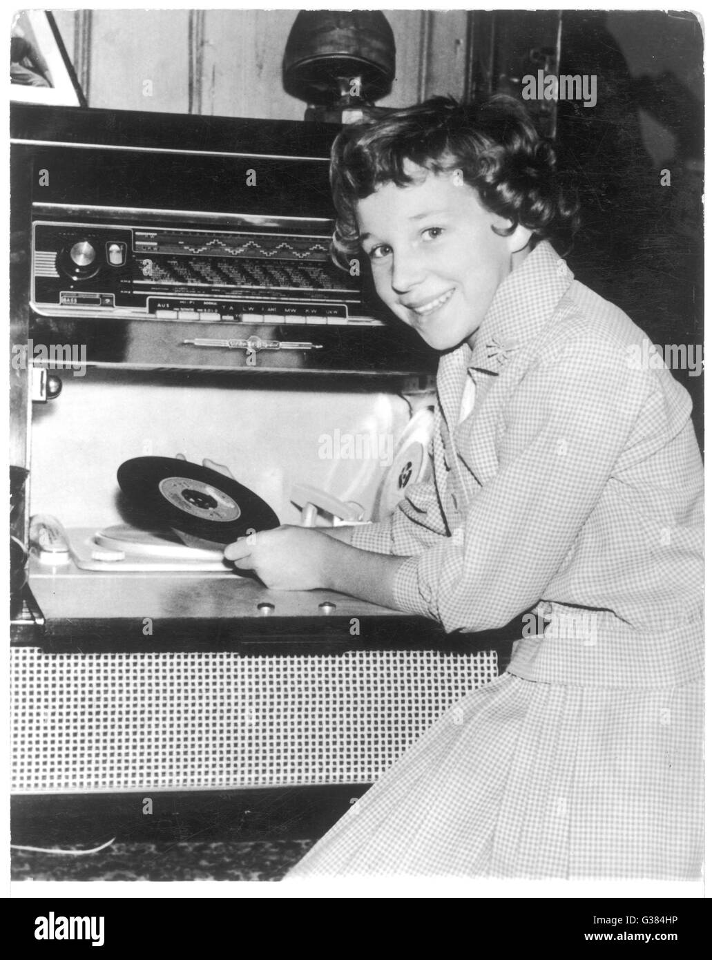 1950s record hi-res stock photography and images - Alamy