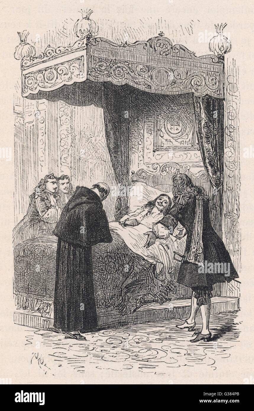 Charles ii on his deathbed in 1685 date hi-res stock photography and ...