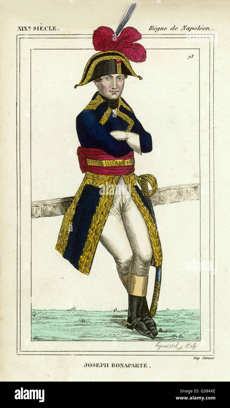 JOSEPH BONAPARTE - made King of Spain by Napoleon I (later King of ...
