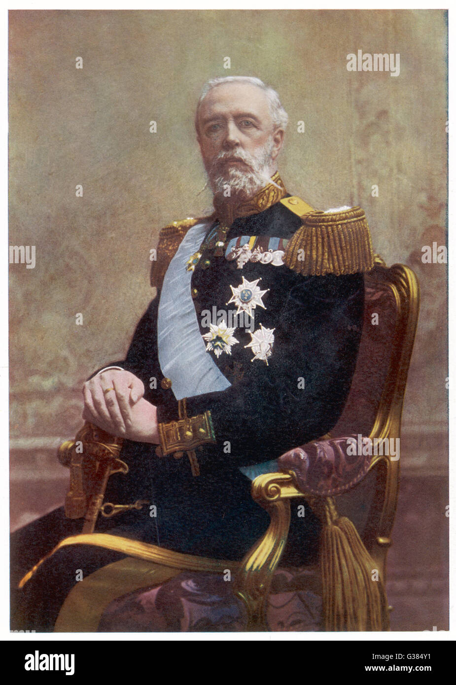 OSCAR II King of Sweden Stock Photo - Alamy