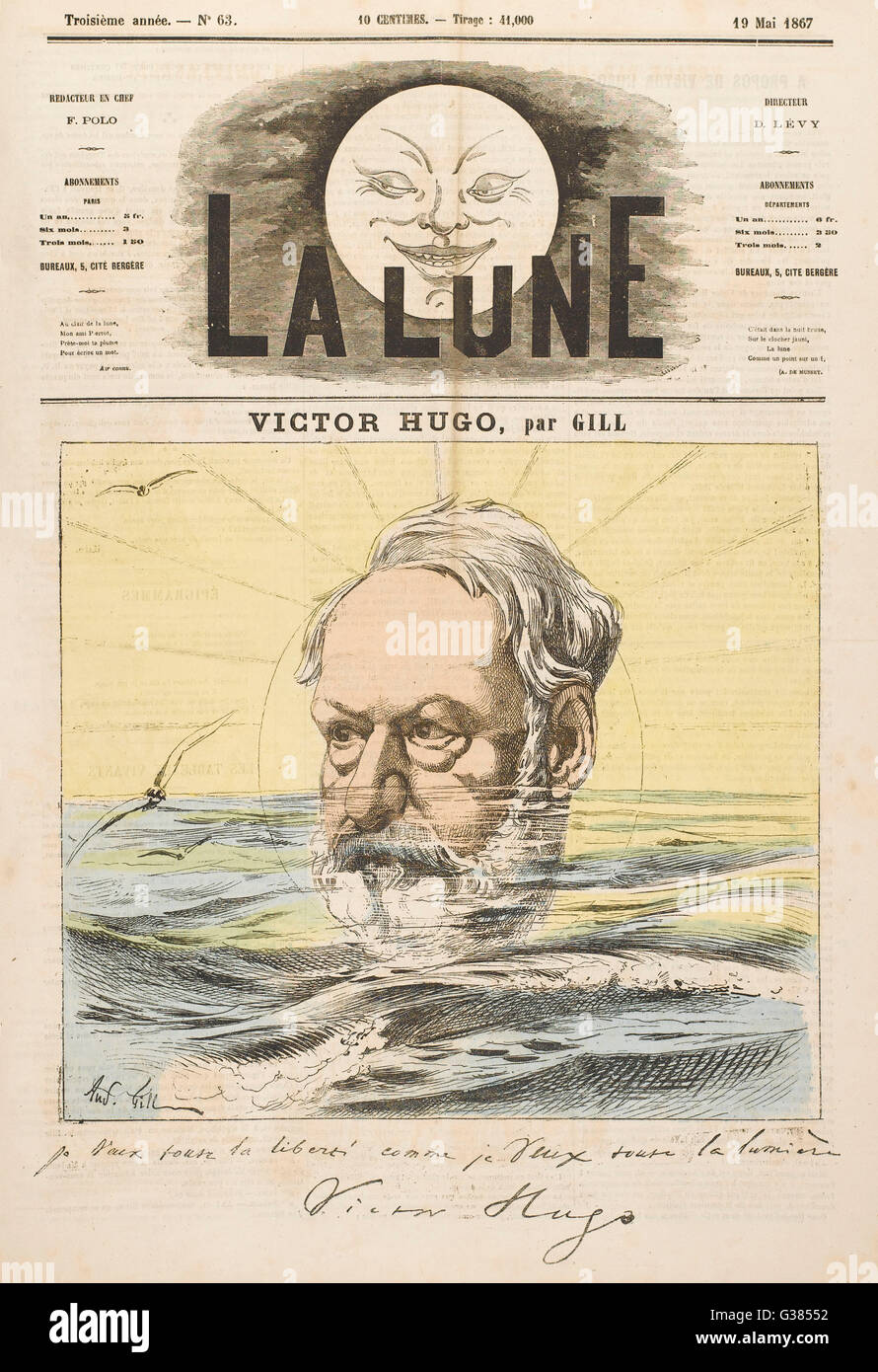 Victor hugo 1802 1885 french writer hi-res stock photography and images ...