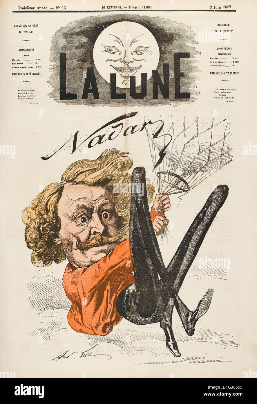 Proper Name Gaspar Felix Tournachon French High Resolution Stock ...