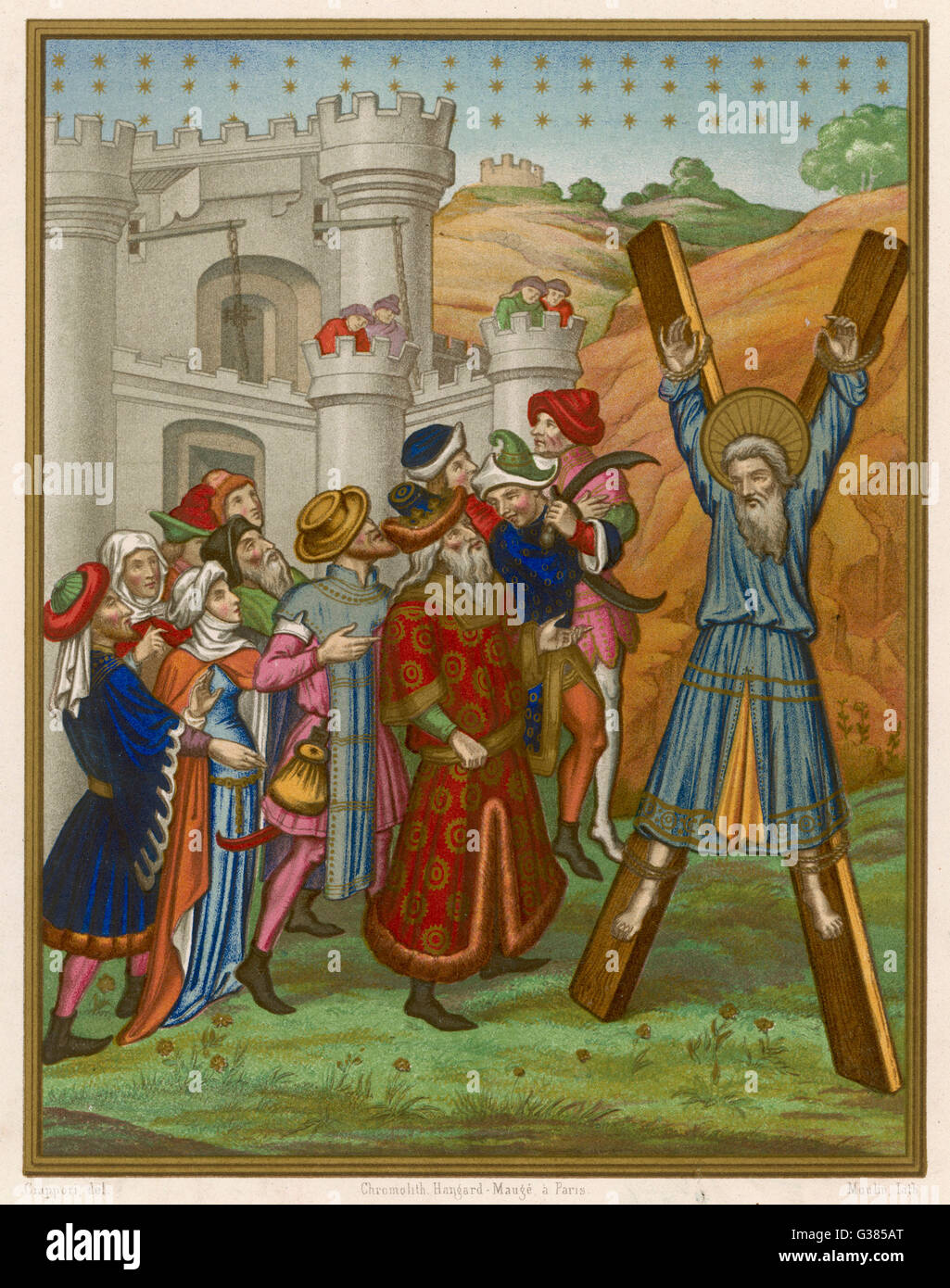 Saint andrew crucified hi-res stock photography and images - Alamy