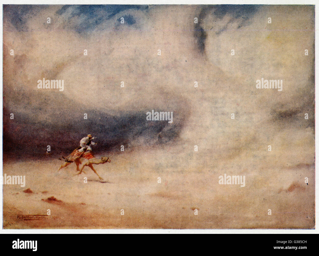 EGYPTIAN SAND WHIRLWIND Stock Photo - Alamy