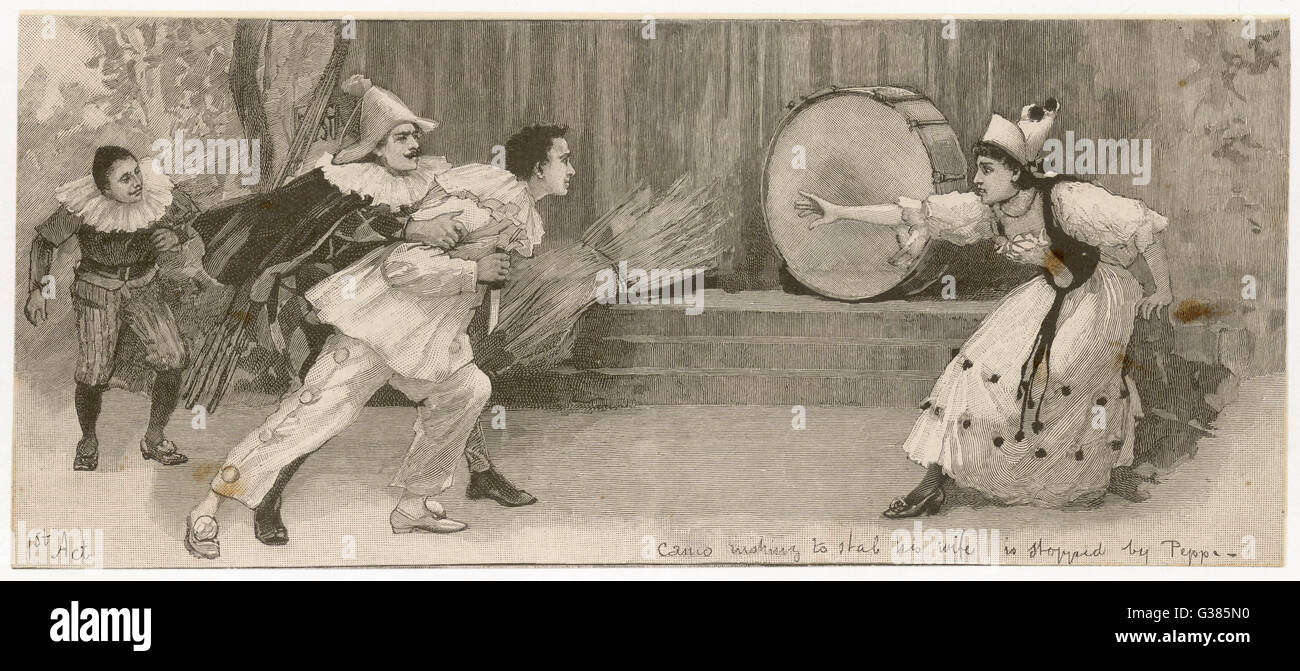 I pagliacci hi-res stock photography and images - Alamy