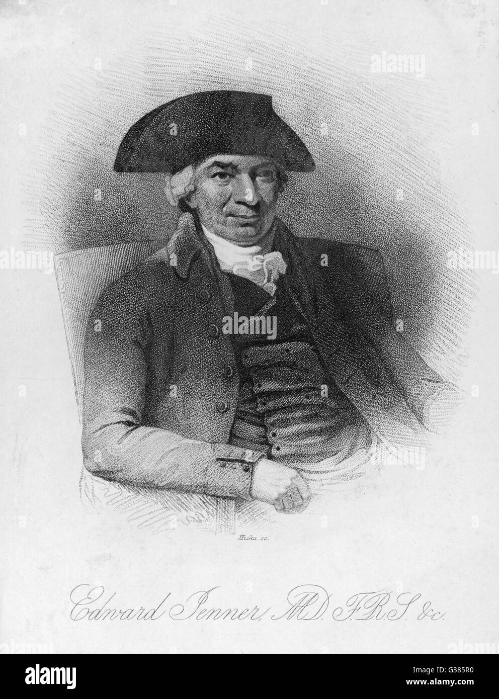 Edward jenner Black and White Stock Photos & Images - Alamy