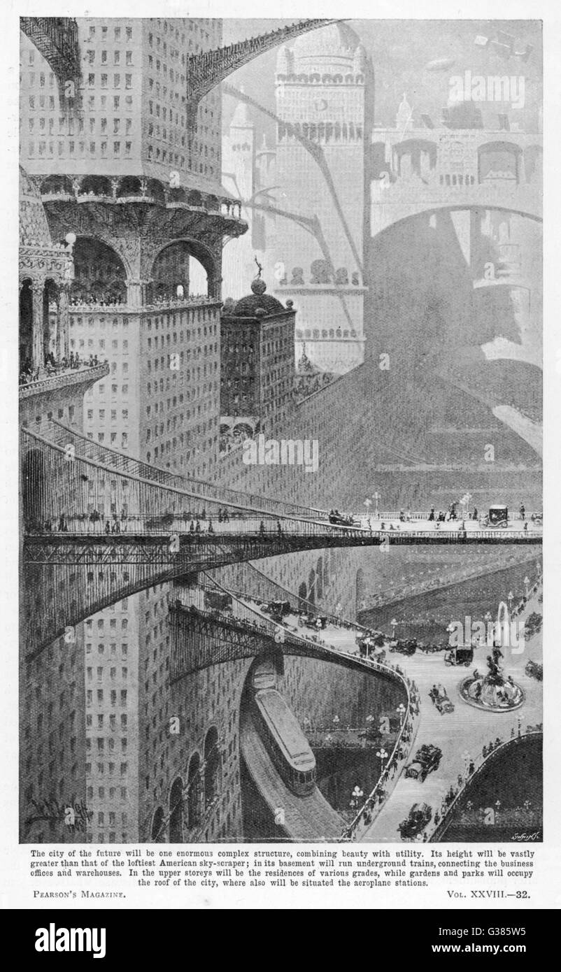 CITY OF THE FUTURE Stock Photo - Alamy