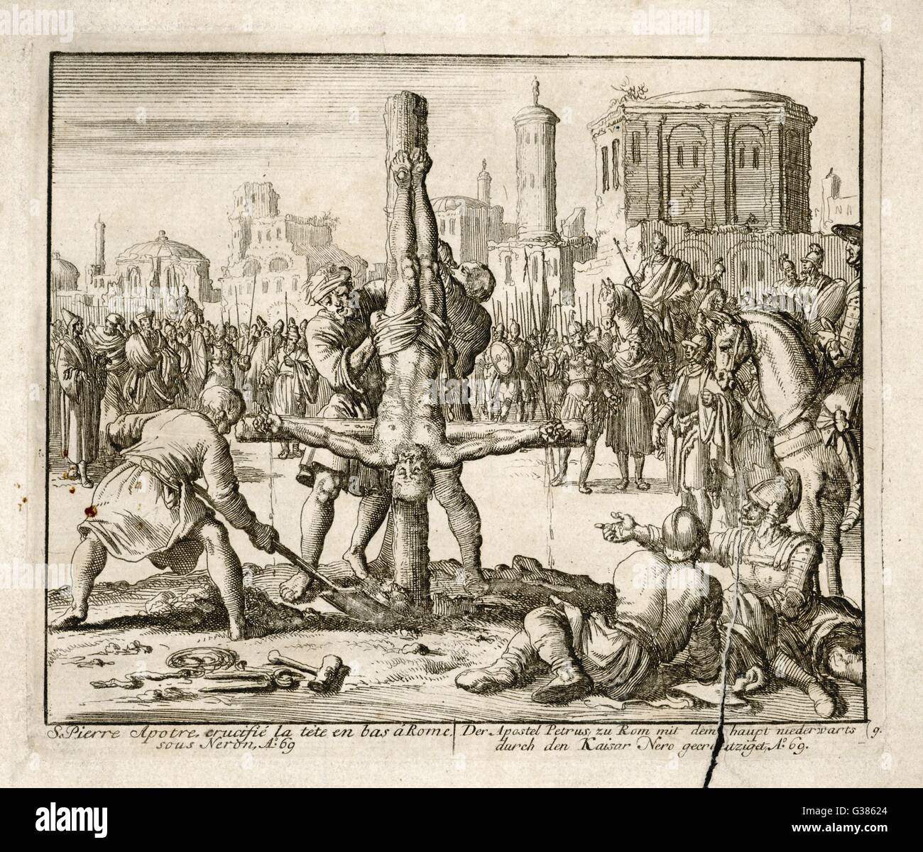 Saint peter crucified hi-res stock photography and images - Alamy