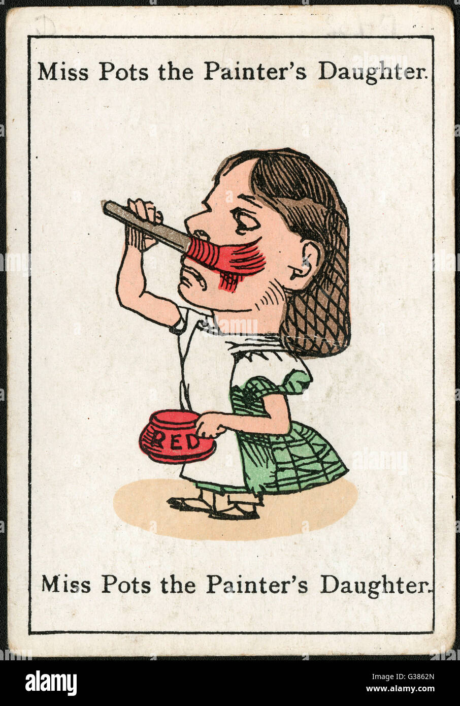 HAPPY FAMILIES/MISS POTS Stock Photo - Alamy