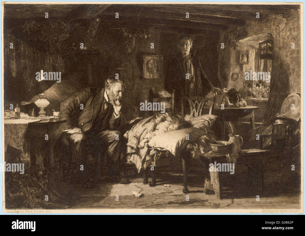 THE DOCTOR (FILDES) C19 Stock Photo - Alamy