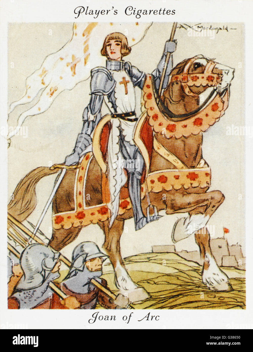 JOAN OF ARC French heroine Date: 1412? - 1431 Stock Photo - Alamy