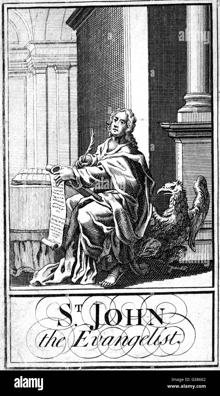 Apostle saint john Black and White Stock Photos & Images - Alamy