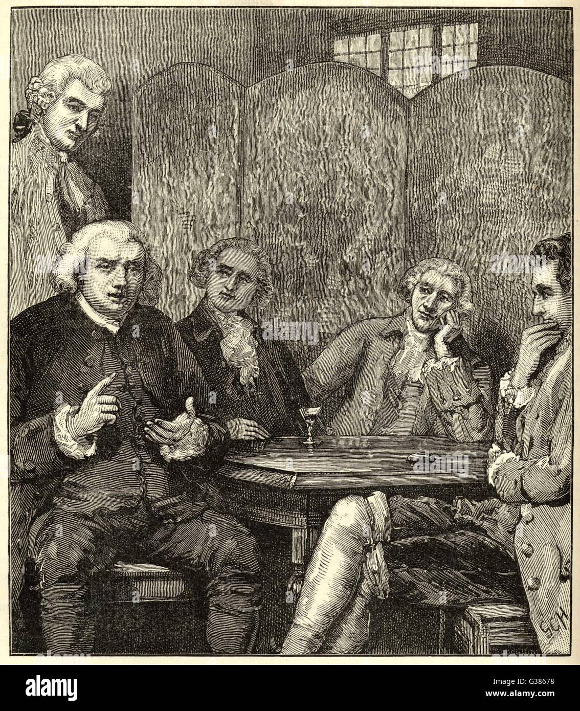 DR JOHNSON/HOLD COURT Stock Photo - Alamy