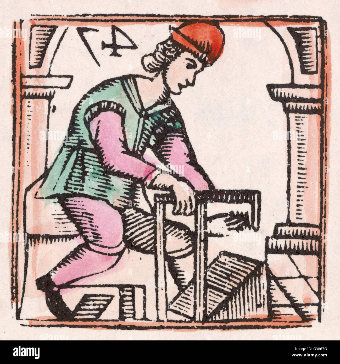 17th century Mason Stock Photo - Alamy