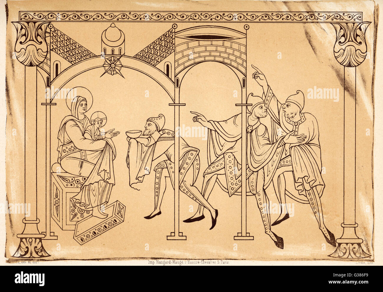 NT/MAGI & JESUS (C11 Stock Photo - Alamy