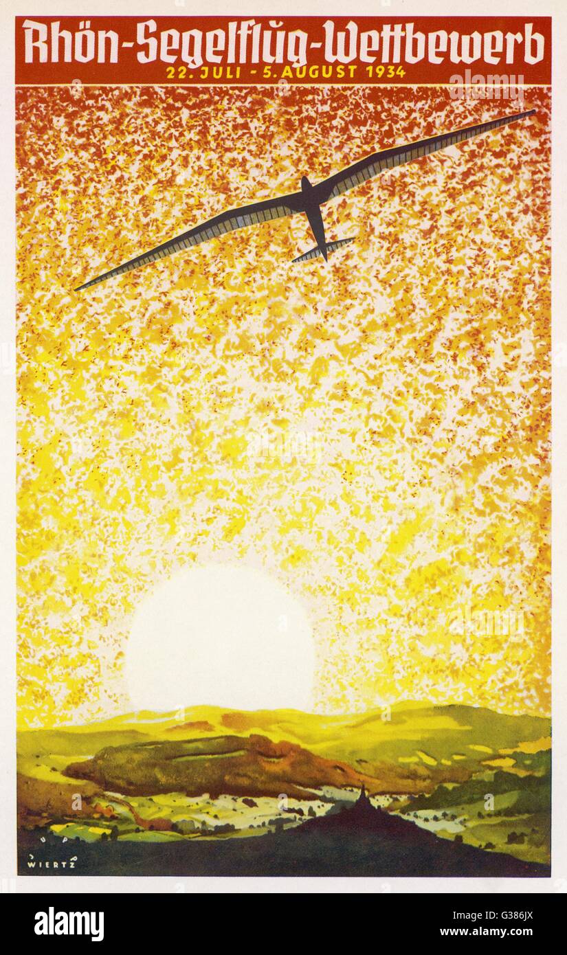 GERMAN GLIDER MEETING Stock Photo - Alamy