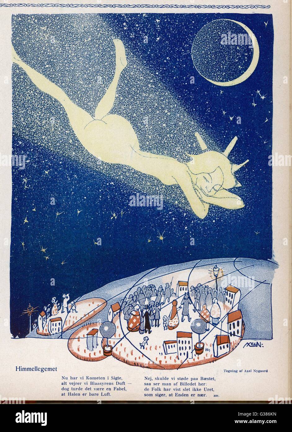 Halley's comet 1910 hi-res stock photography and images - Alamy