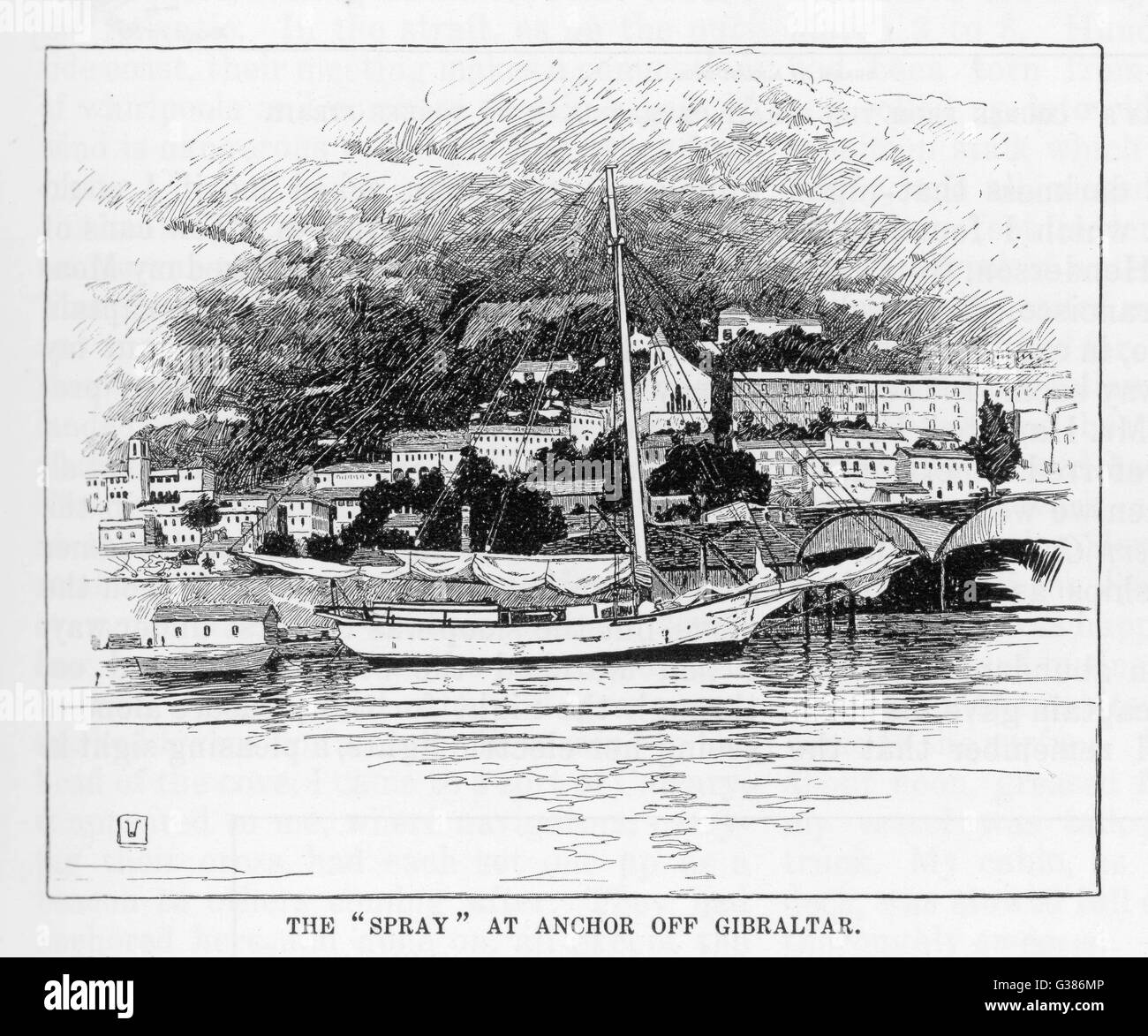 The boat which Joshua Slocum rebuilt and sailed single- handed round ...