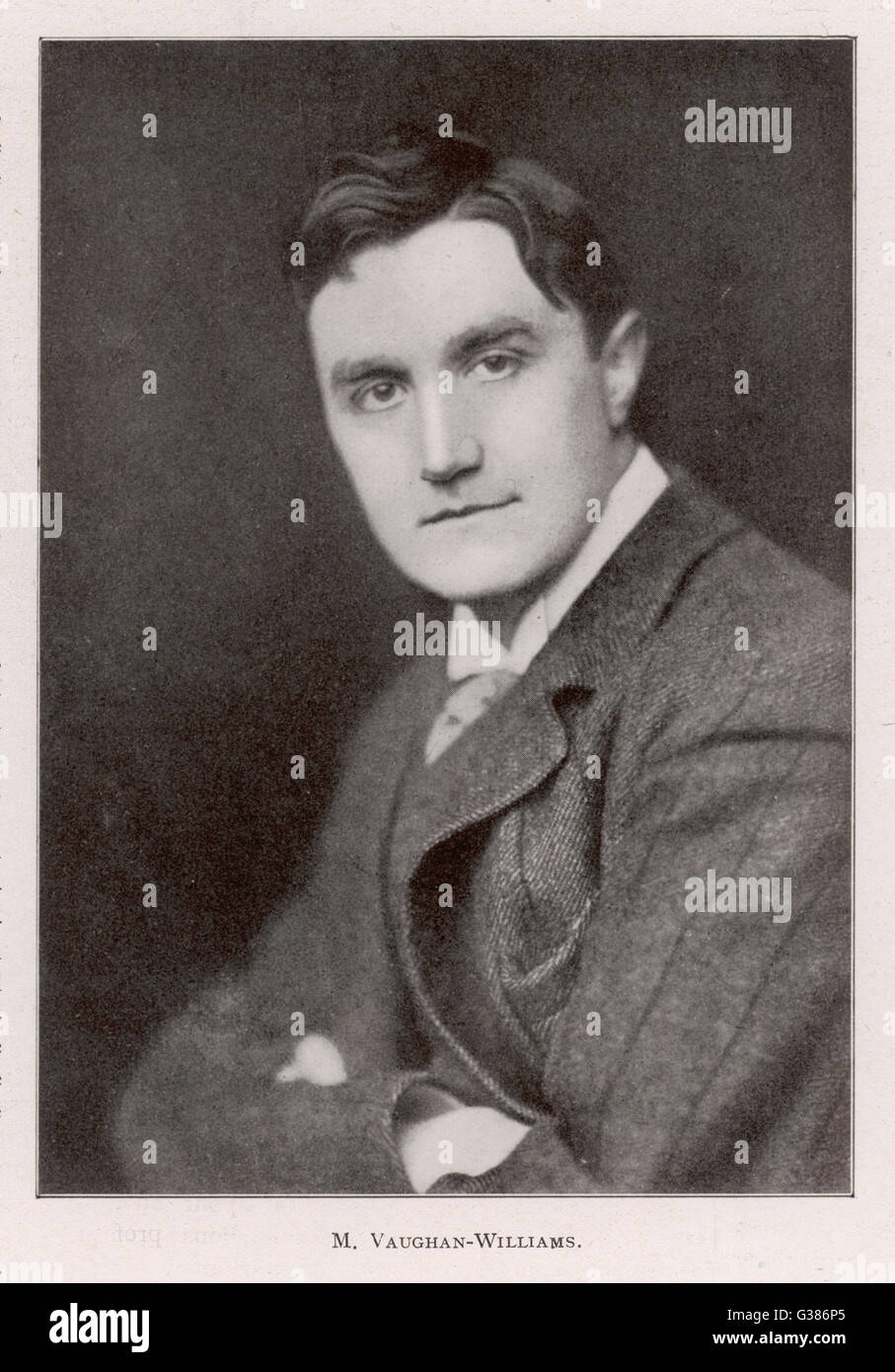 RALPH VAUGHAN WILLIAMS - musician Date: 1872 - 1958 Stock Photo - Alamy