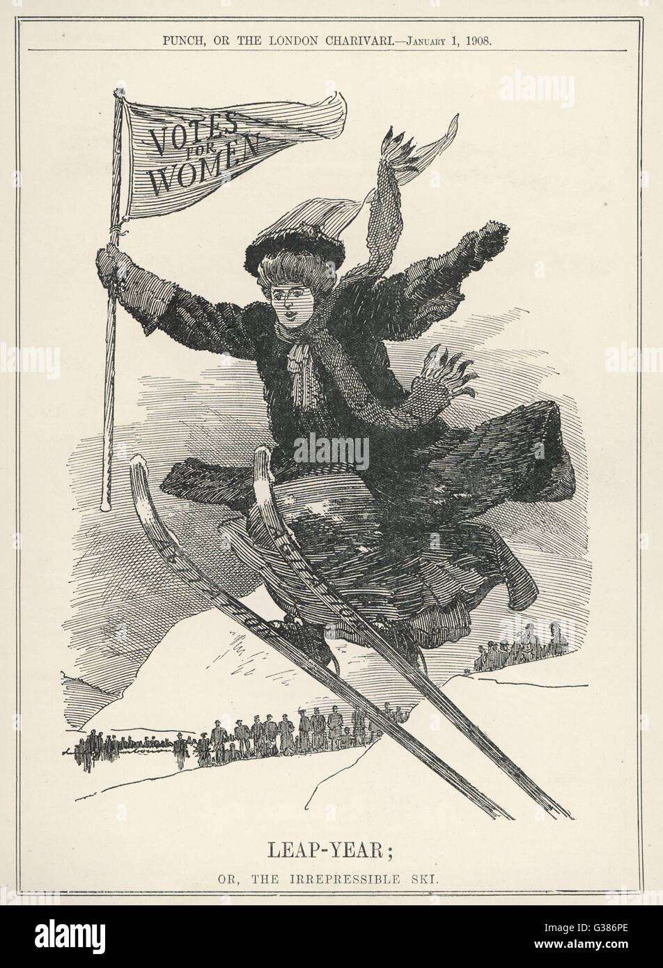 Suffragette cartoon hi-res stock photography and images - Alamy
