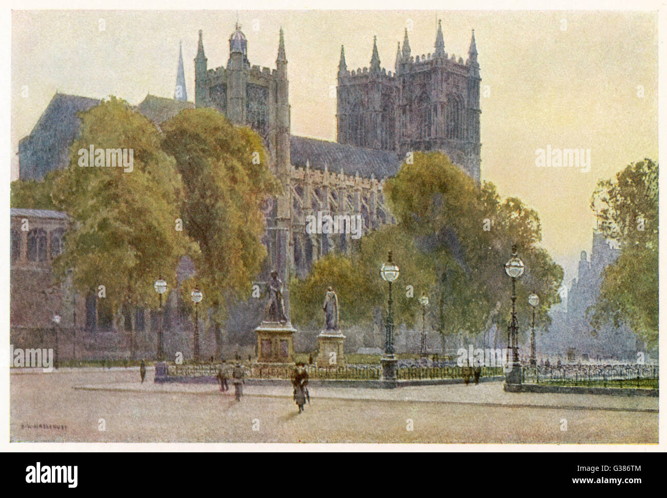 Westminster abbey 1912 hi-res stock photography and images - Alamy