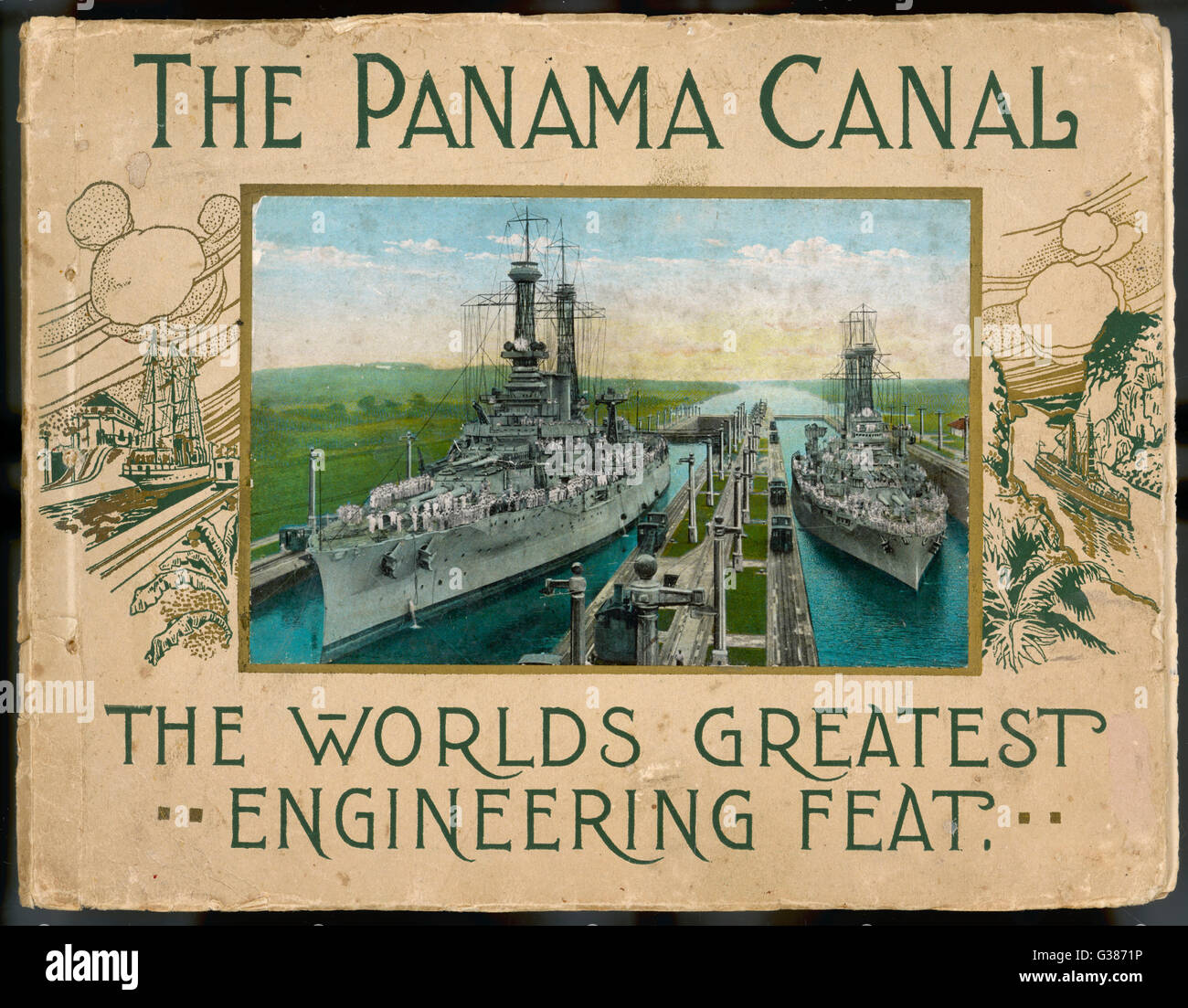 Panama canal history 1920 hi-res stock photography and images - Alamy