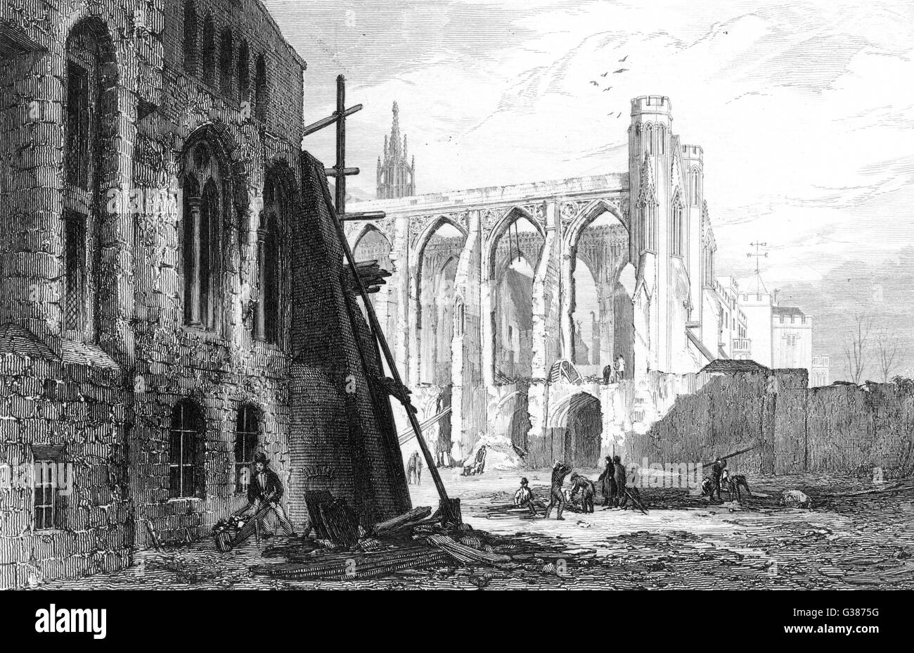 1834 fire london Black and White Stock Photos & Images - Alamy