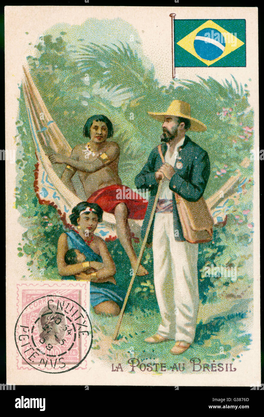 Native postman hi-res stock photography and images - Alamy