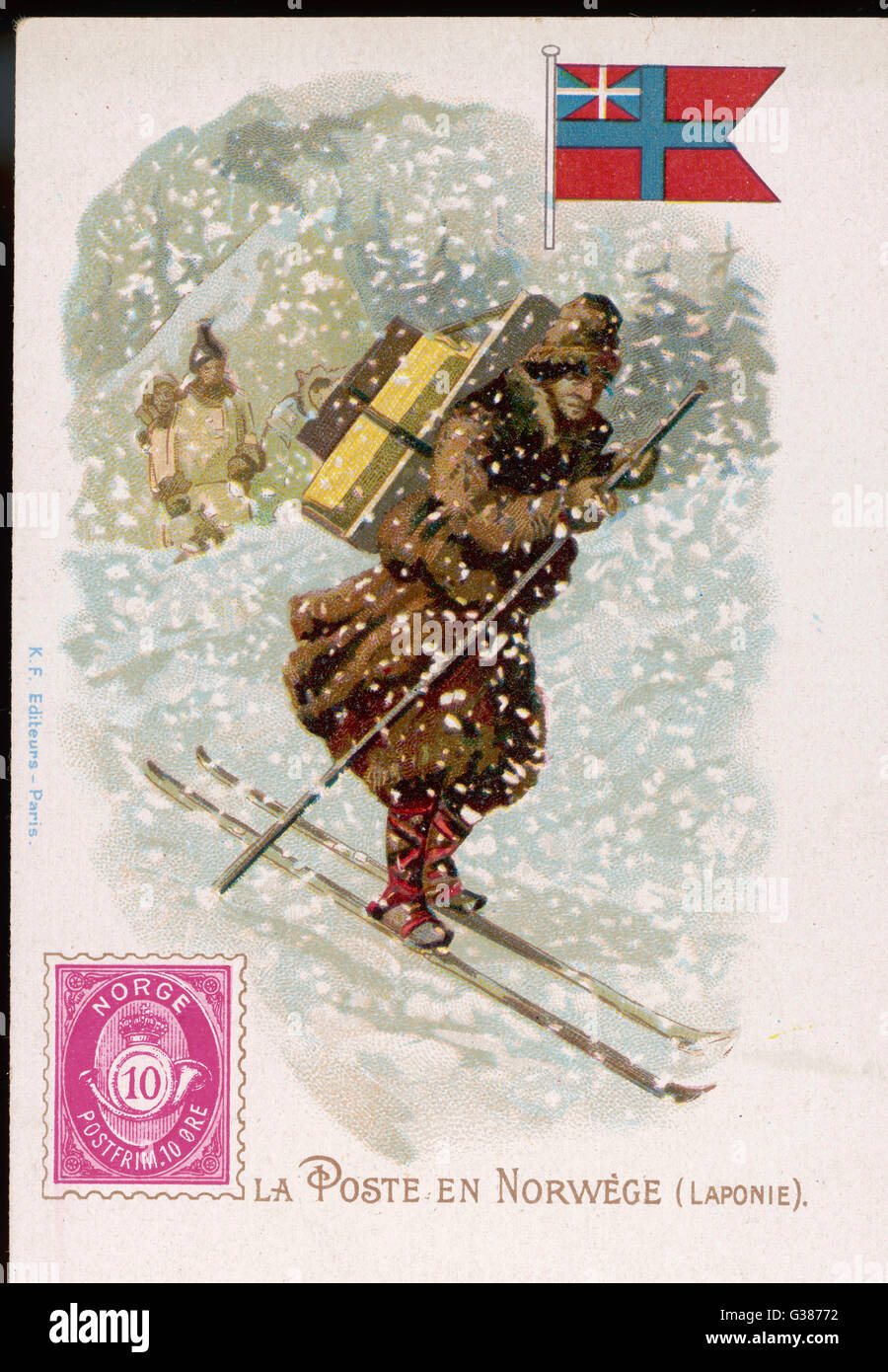 Weather snow postman hi-res stock photography and images - Alamy