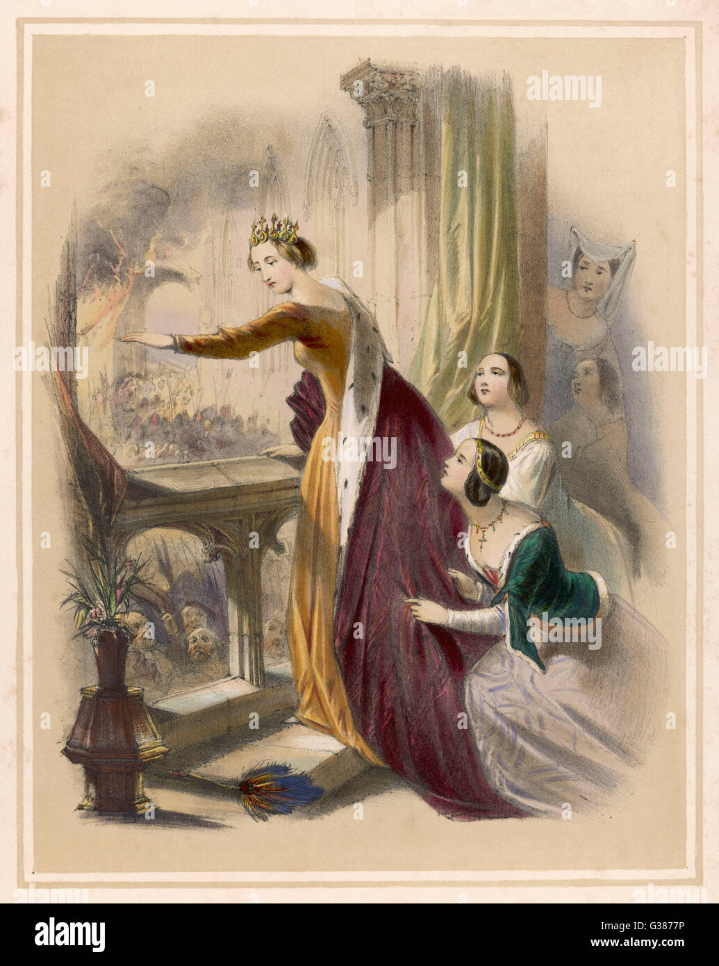 The burning the savoy palace eleanor hi-res stock photography and ...