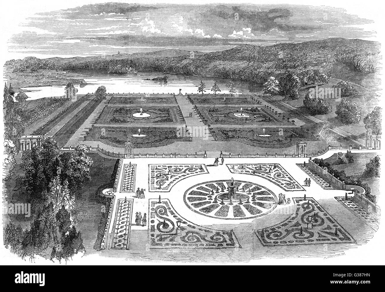 Trentham staffordshire england hi-res stock photography and images - Alamy