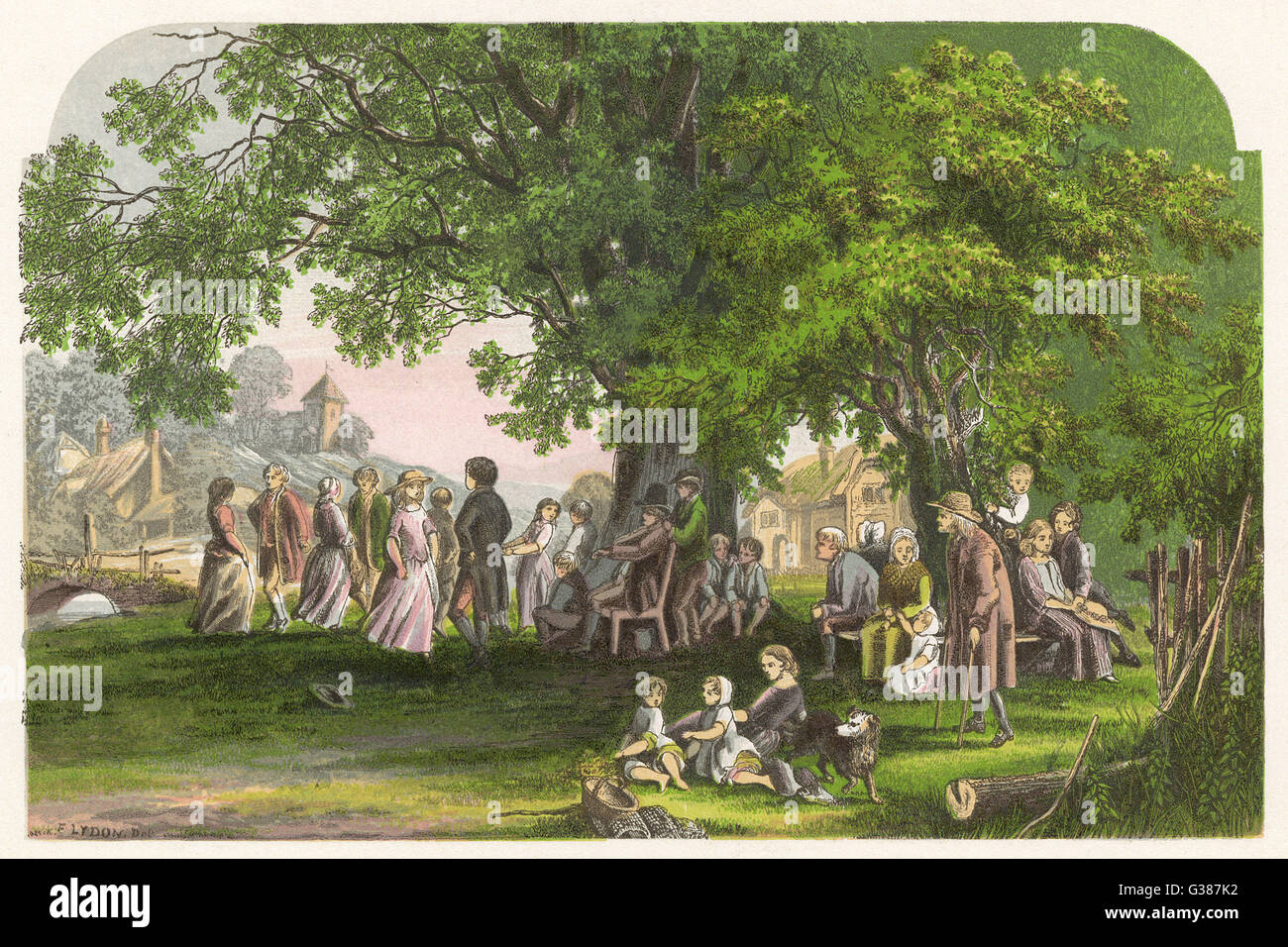 Social dancing 19th century hi-res stock photography and images - Alamy