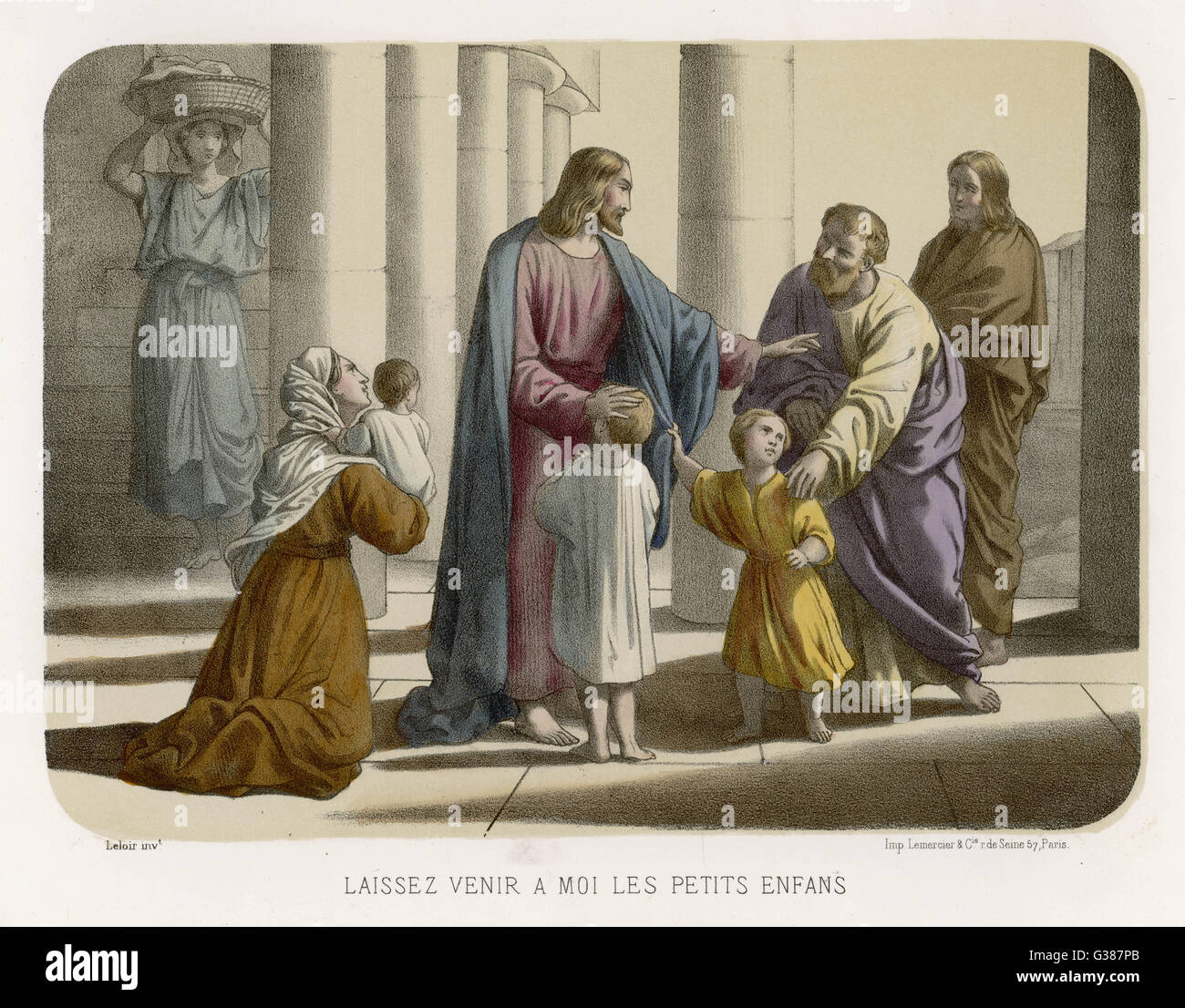 Jesus with children hi-res stock photography and images - Alamy