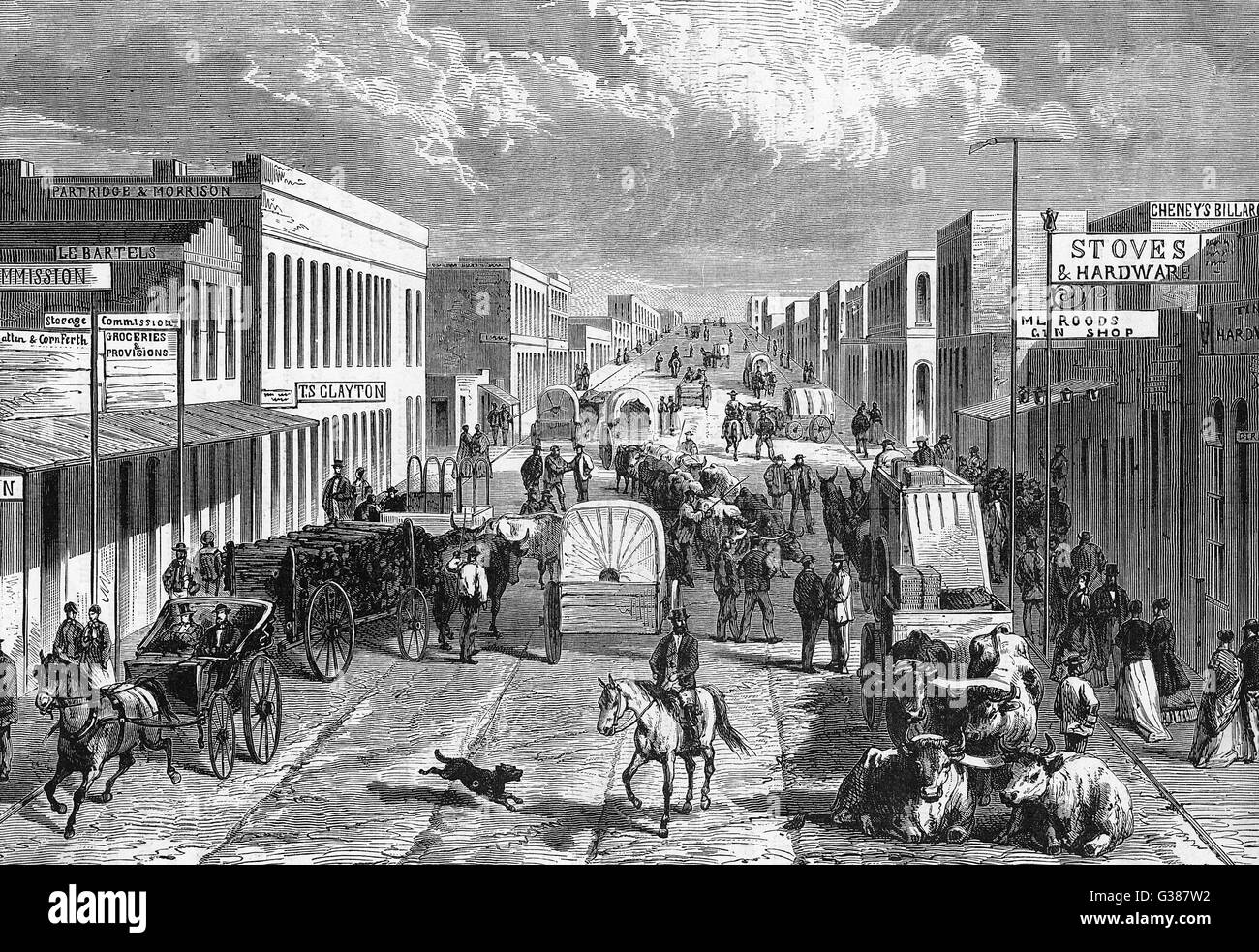 Western frontier town hi-res stock photography and images - Alamy